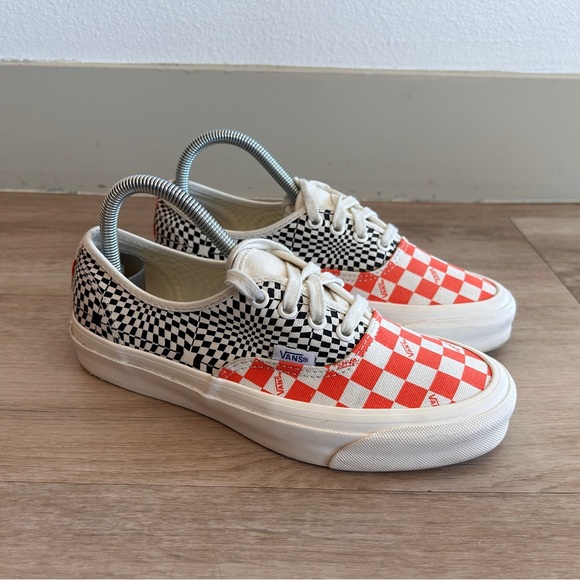 Vans | Shoes | Vans Og Authentic Lx Logo Checkflameblack Trippy ...